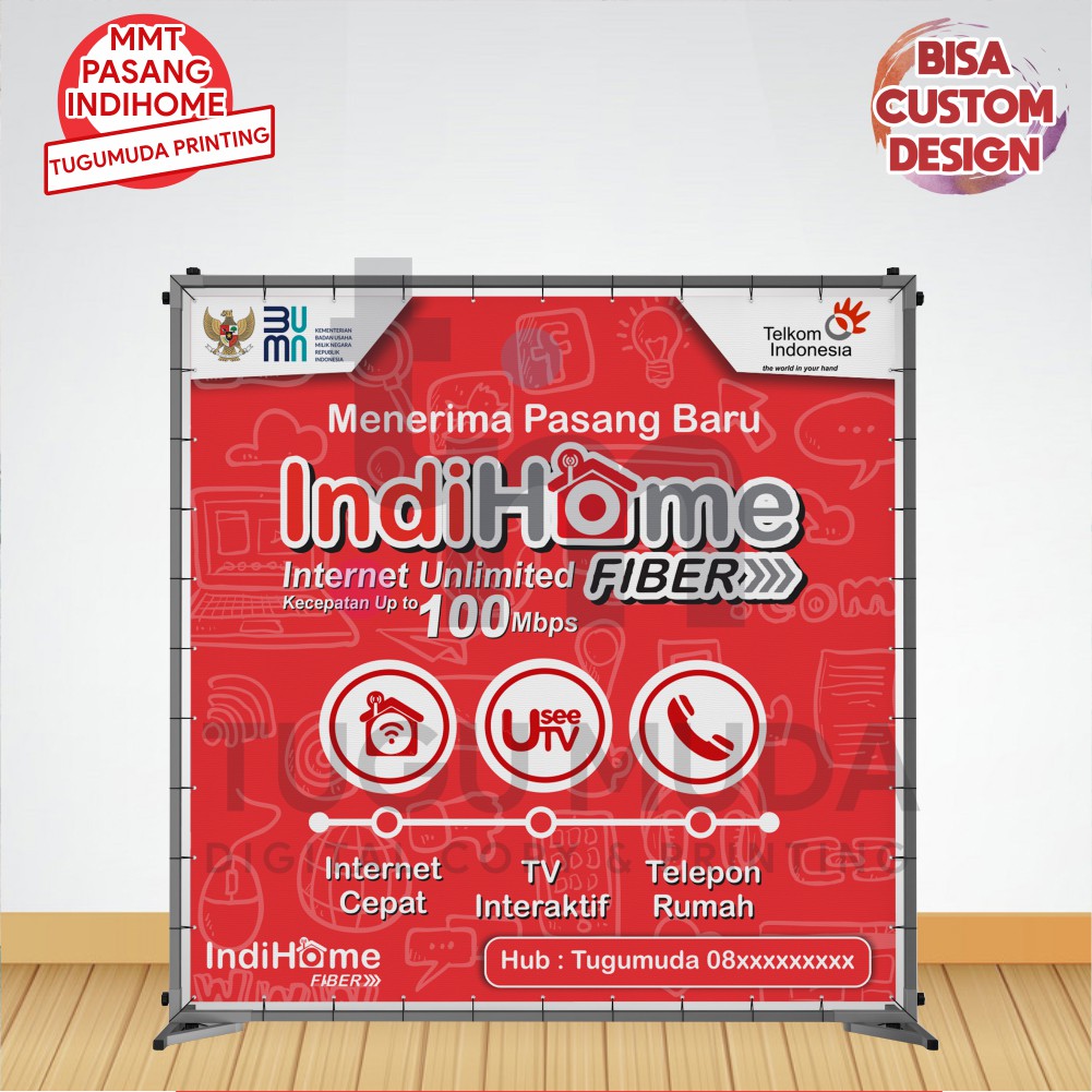 Jual Cetak MMT|Banner|Spanduk Promosi Pasang Baru Indihome-Internet ...