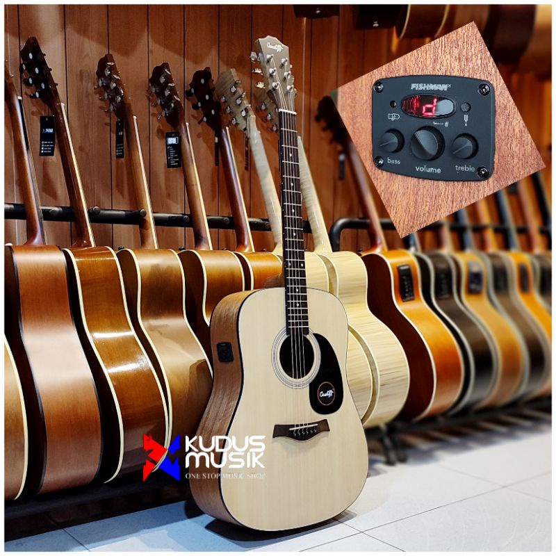Jual Gitar akustik elektrik original Cowboy GW /GWC 240 NA/NS fishman ...