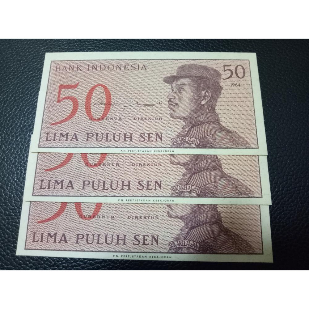 Jual UANG KUNO 50 SEN SERI SUKARELAWAN TAHUN 1964 | Shopee Indonesia