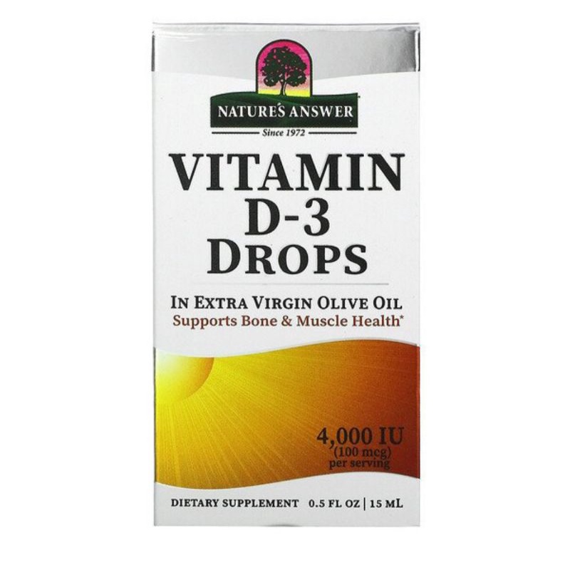 Jual Vitamin D3 Natures 'Answer Drop | Shopee Indonesia