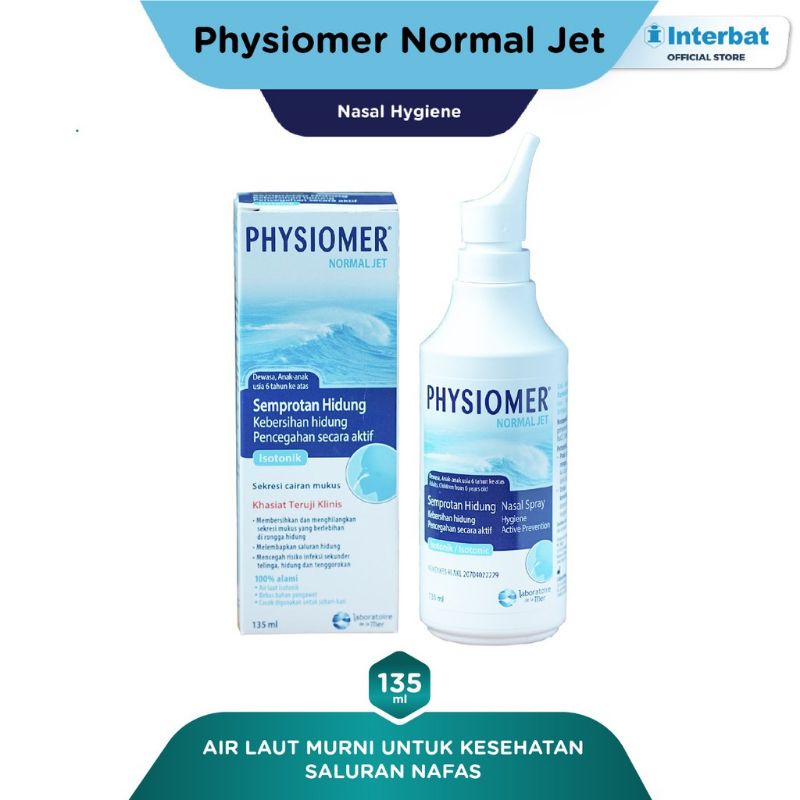 Jual Physiomer Nasal Hygiene Normal Jet Spray 135ml | Shopee Indonesia