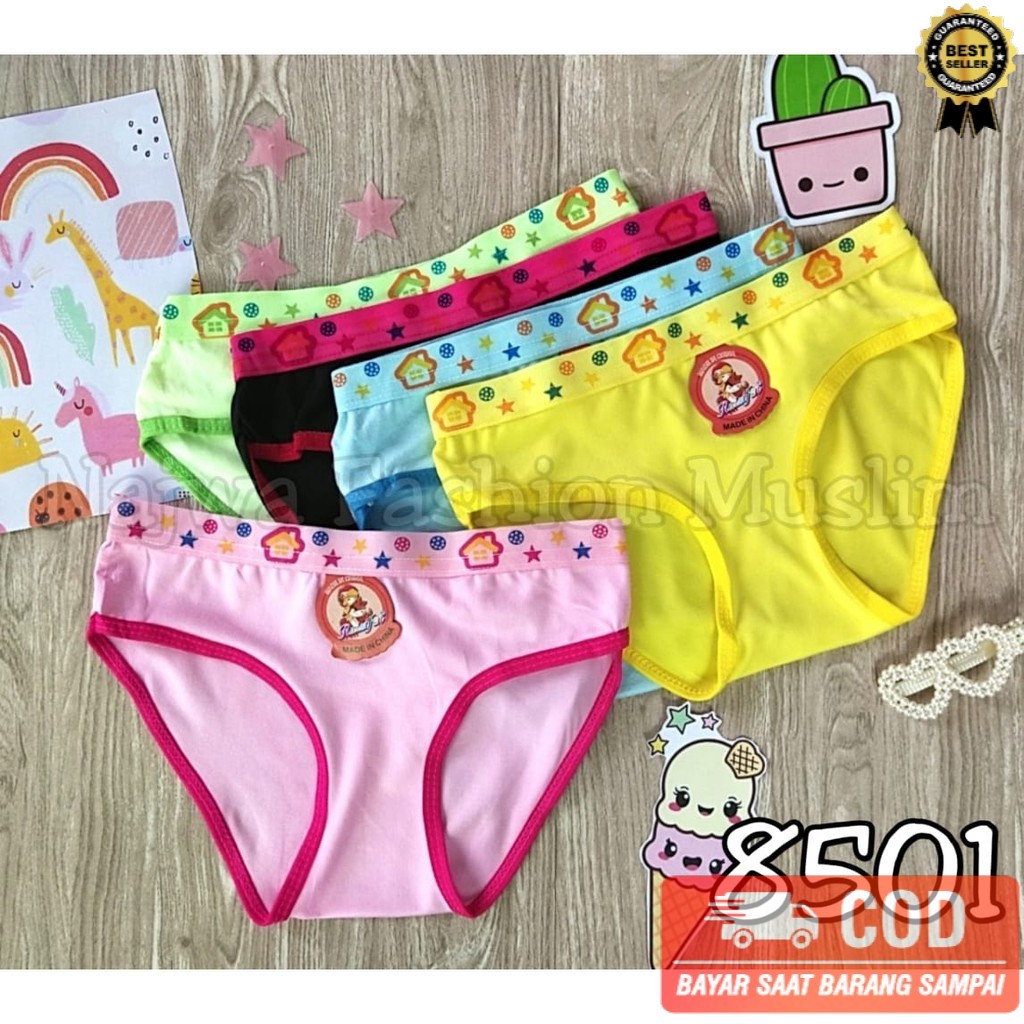Jual Novi.olshop CELANA DALAM ANAK BABY PEREMPUAN LIST KARTUN / LIST ...
