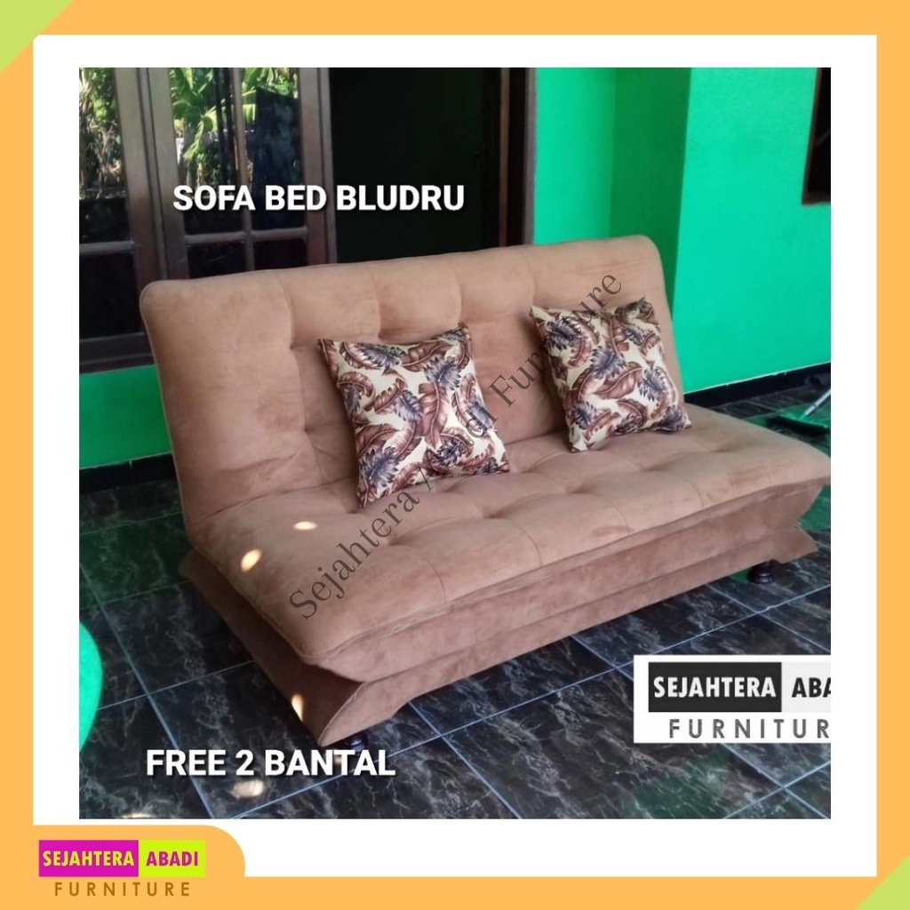 Jual sofa bed, sofa santai, sofa tamu, sofabed reclining bludru/oscar ...