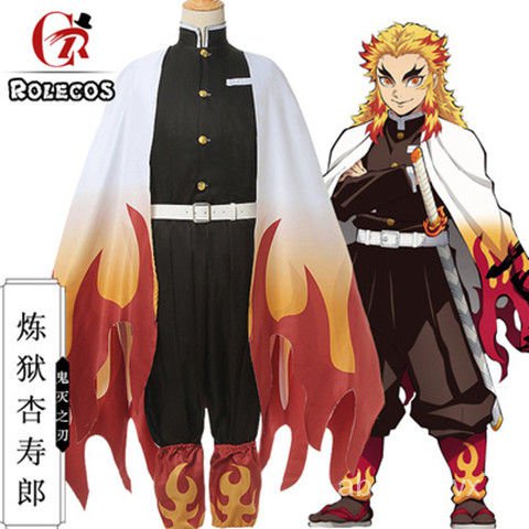 Jual Anime Demon Slayer Kimetsu no Yaiba Rengoku Kyoujurou Cosplay ...