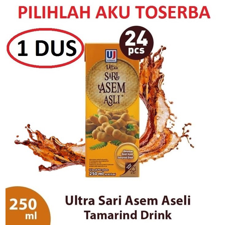 Jual ULTRA SARI ASEM ASLI 250 ML - ( 1 DUS ISI 24) | Shopee Indonesia