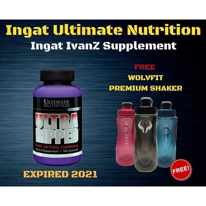 Jual ULTRA RIPPED Fast Acting Formula 180 Caps - Ultimate Nutrition ...