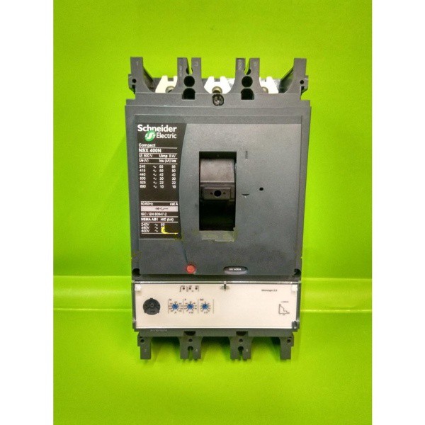 Jual mcb mccb breaker schneider compact NSX400N 3P 400 amper 160/400A ...