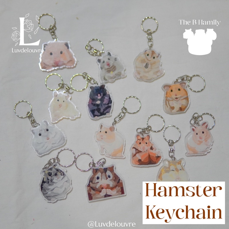 Jual HAMSTER MERCH KEYCHAIN GANTUNGAN KUNCI HAMSTER | Shopee Indonesia