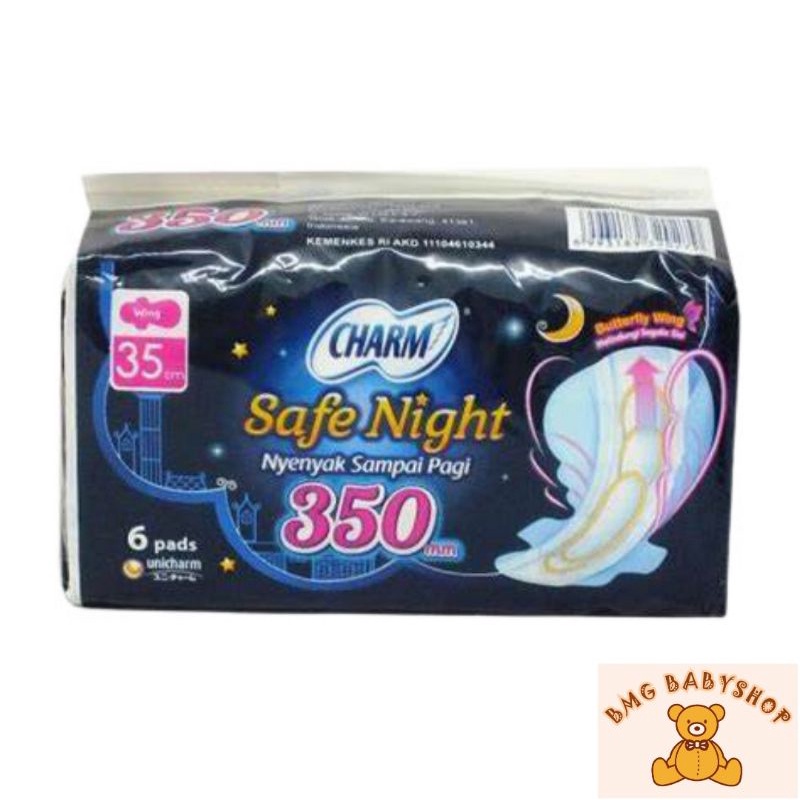 Jual CHARM SAFE NIGHT 35CM ISI 6/12 PADS | Shopee Indonesia