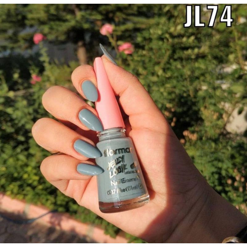 Jual NEW COLOR FLORMAR KUTEK JELLYLOOK-JL70 SWEET BEIGE -JL71 BUZZY GREEN-JL72 ICON LILAC-JL73 ...