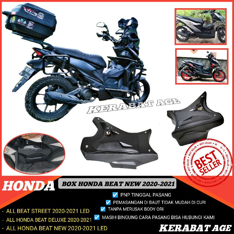 Jual KOTAK BOX TENGAH DEPAN BEAT STREET DELUXE 2021 2022 2023 LED ...