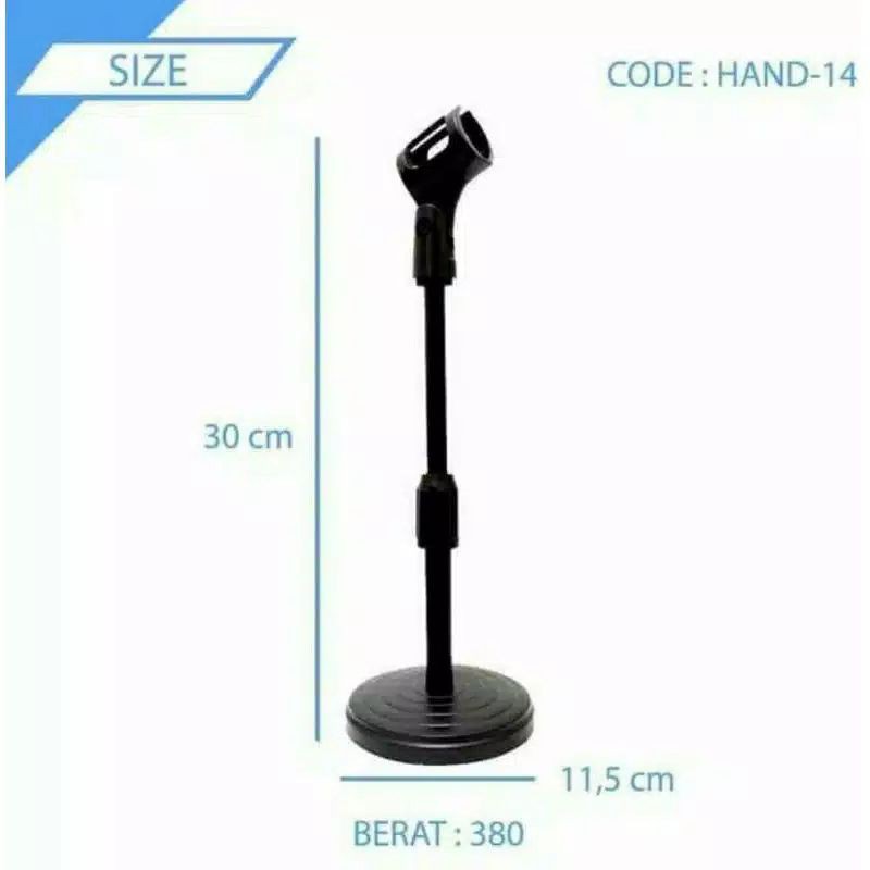 Jual Stand Microphone Meja HD26 - Stand Mic Holder Adjustable Podium Video PERFECTSTORE | Shopee ...
