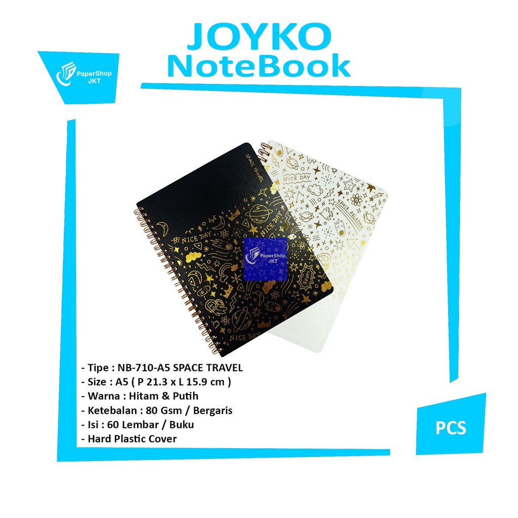 Jual JOYKO - Notebook NB-710 Space Travel - Hitam - Pcs | Shopee Indonesia
