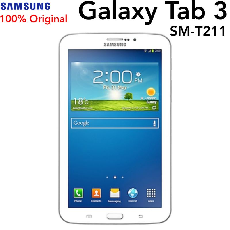 Jual Samsung Galaxy Tab 7 inch SEIN Tablet Tab 3 Tab3 Garansi Resmi SM-T211 | Shopee Indonesia