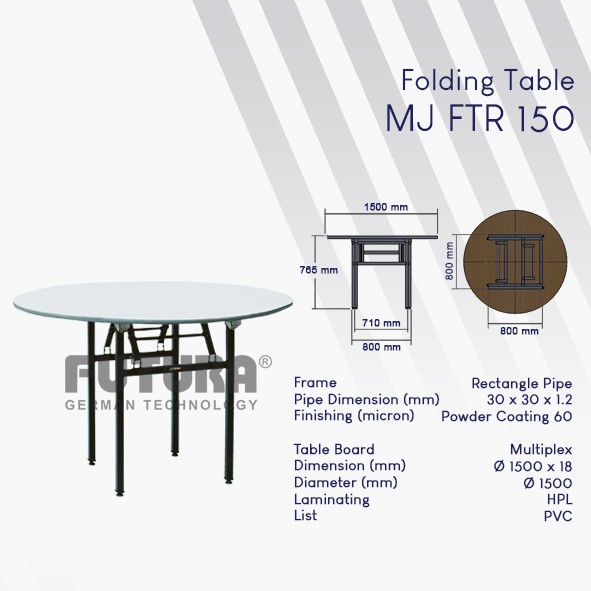 Jual Meja Lipat FUTURA MJ FTR 150 | Shopee Indonesia