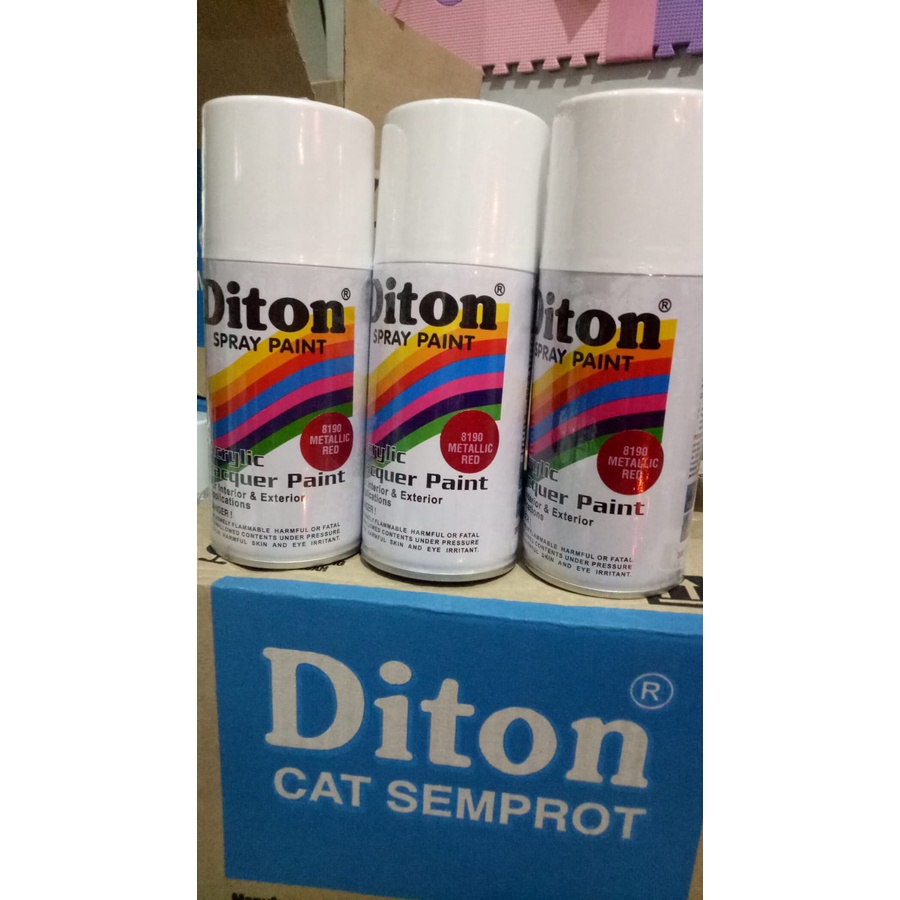 Jual Pilok pilox diton metallic red 8190 300cc merah metallic | Shopee ...