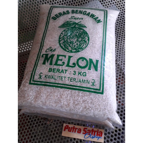 Jual Beras cap melon kualitas premium kemasan 3kg | Shopee Indonesia