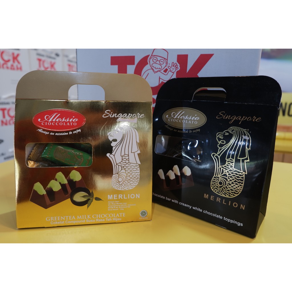 Jual ALESSIO MERLION SINGAPORE ALASKA 120G CHOCOLATE COKLAT ALLESIO ...