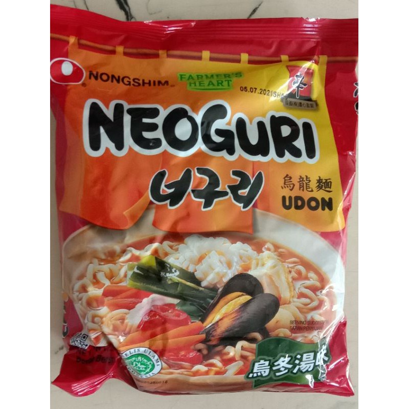 Jual Nongshim Neoguri Udon Noodle Ramen 120g | Shopee Indonesia