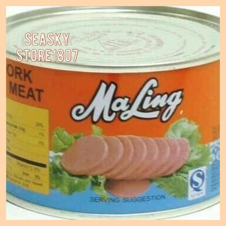 Jual [ DAGING BABI KALENG MALING HAM TTS 397GR /LUNCHEON MEAT TTS ...