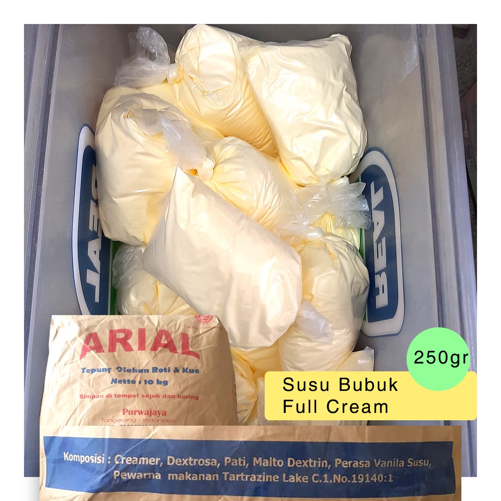 Jual Susu Bubuk Arial Full Cream 250gr Halal | Shopee Indonesia