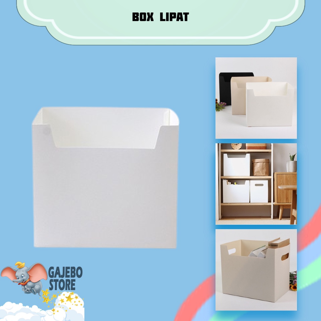 Jual KOTAK PENYIMPANAN SERBAGUNA CONTAINER LIPAT / FOLDABLE DESKTOP BOX ...