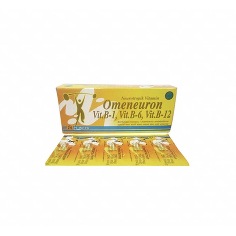 Jual Omeneuron strip 10 tablet ( vitamin badan pegal linu & kaki tangan ...