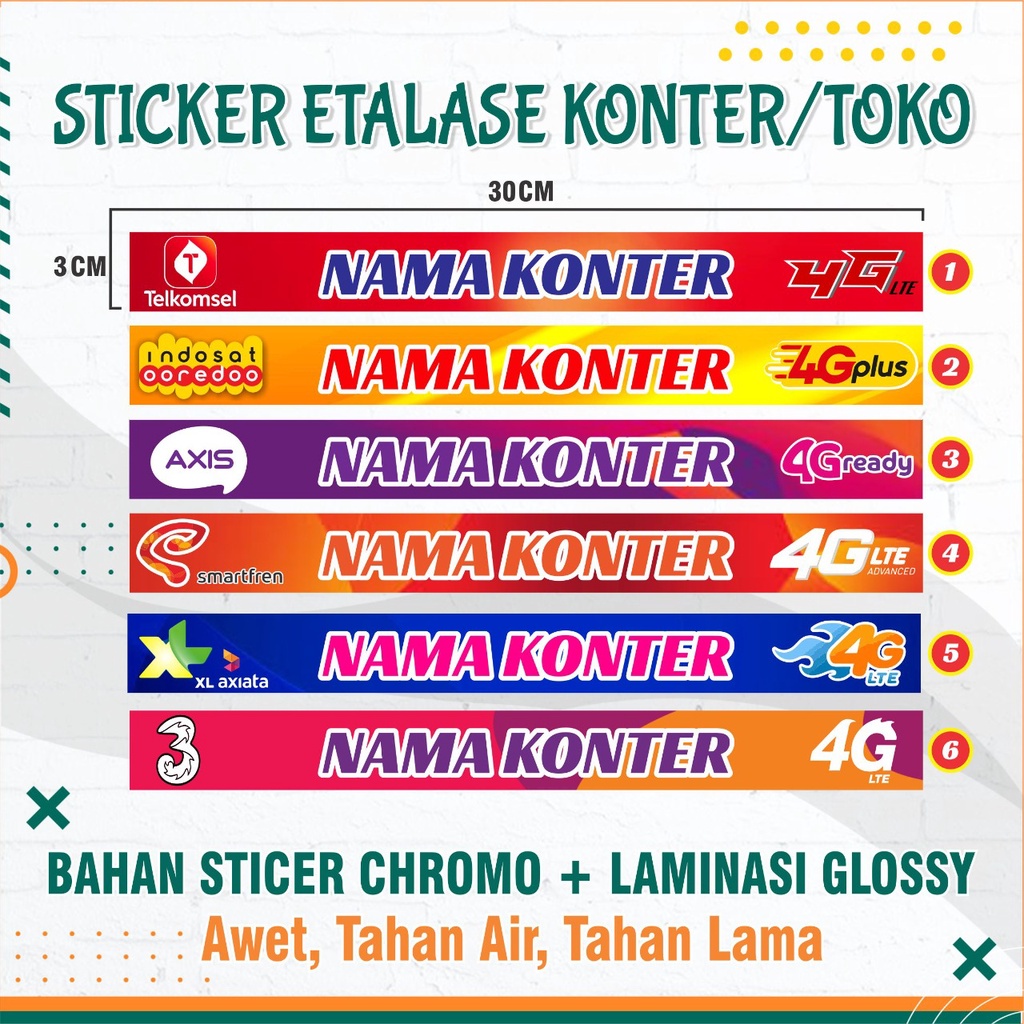 Jual STIKER ETALASE KONTER / TOKO | Shopee Indonesia