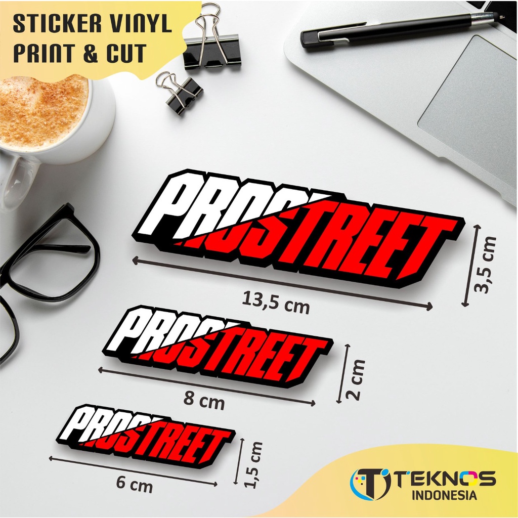 Jual STIKER PRINT CUT PROSTREET - STIKER MOTOR / STIKER RACING READY ...