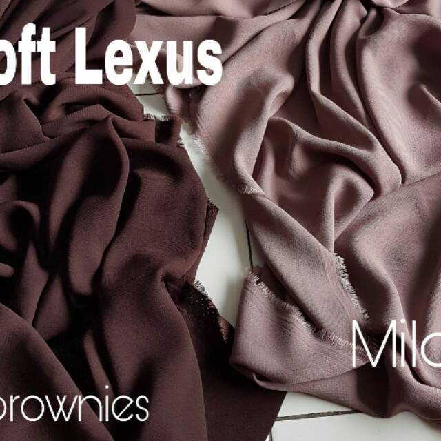 Jual Kainabaya kain soft Lexus BROWNIES DAN MILO POLOS kain lexus ...