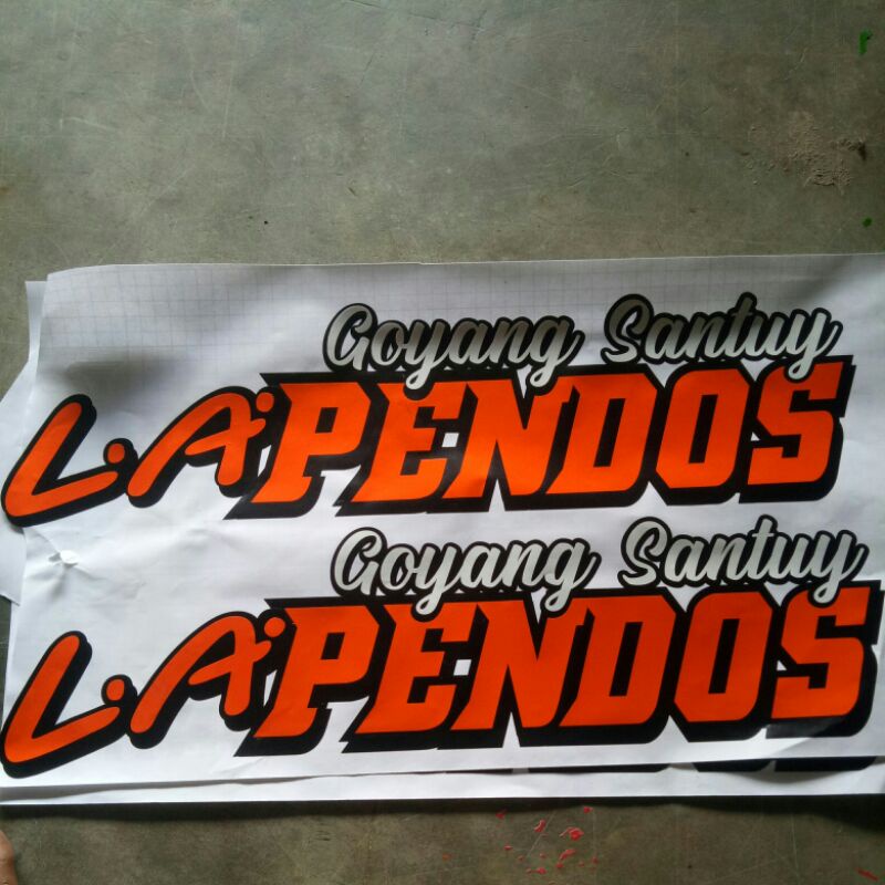 Jual stiker tulisan tumpuk | Shopee Indonesia