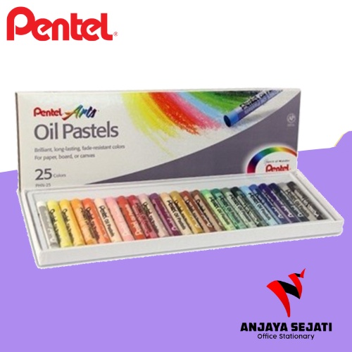 Jual Oil Pastels | Crayon Pentel 25 Warna | Shopee Indonesia