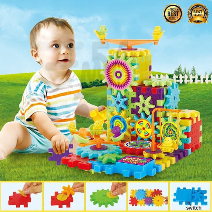 Jual Mainan Funny Bricks BMC RUN Lego Gear Puzzle | Shopee Indonesia