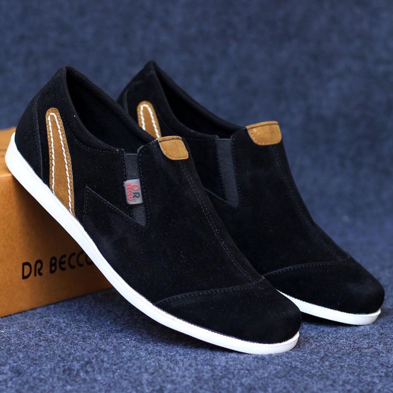 Jual (BAYAR DITEMPAT) FS SEPATU PRIA SLIP ON ORIGINAL MURAH DR BECCO ...