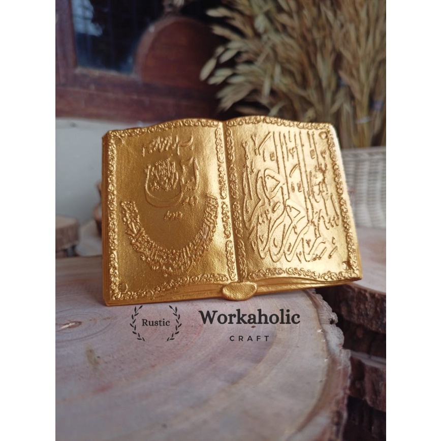 Jual Resin Kitab Yasin Gold Bahan Mahar Seserahan Pernikahan | Shopee ...