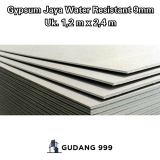 Jual GIPSUM JAYA WR 9mm /GYPSUM JAYABOARD WATER RESISTANT 9mm | Shopee ...