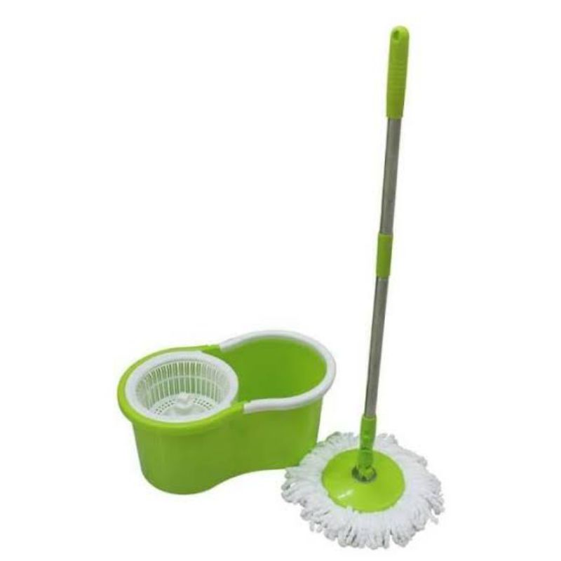 Jual Spin Mop Pengepel Otomatis Putaran Pengering Plastik Kekinian ...