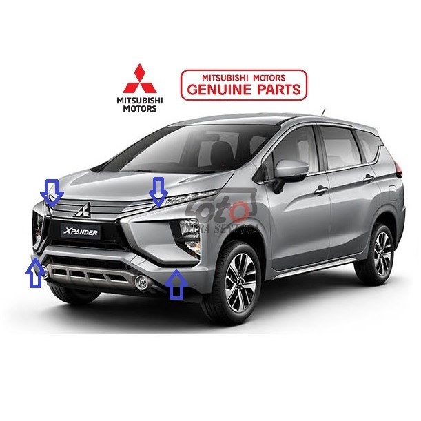Jual LIST CHROME BUMPER DEPAN XPANDER ORIGINAL | Shopee Indonesia