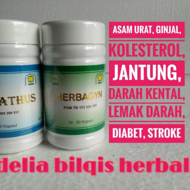 Jual Obat Asam Urat NASA / HERBAGYN+HERBATHUS Asli Original PT. Natural ...