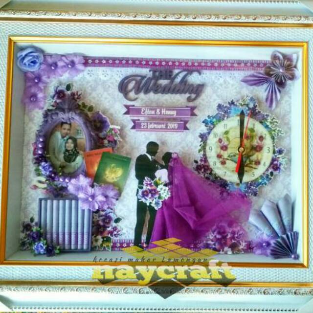 Jual Mahar Pernikahan Pengantin Siluet Ungu | Shopee Indonesia