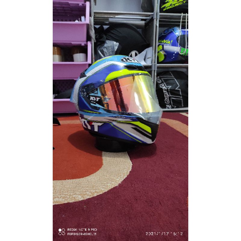 Jual Tear Off Kyt Tt Course Tearof iridium red | pelapis kaca helm flat ...