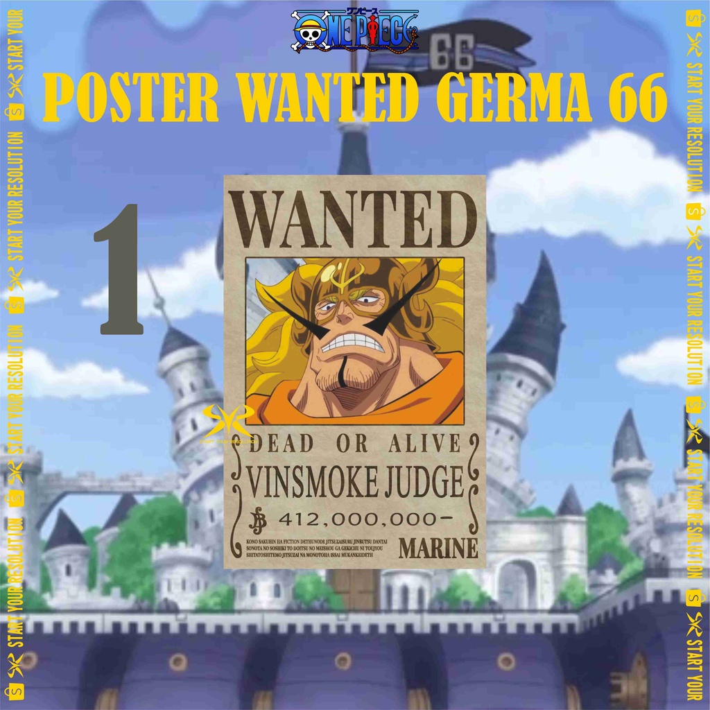 Jual Poster Anime & Manga Wanted One Piece Bounty Legends Roger / Joy ...