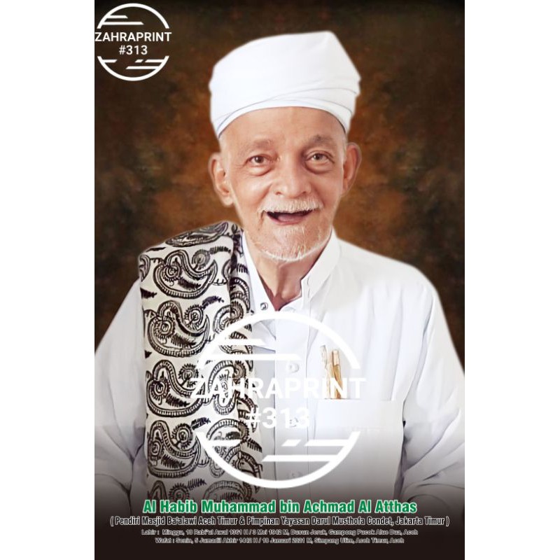 Jual Poster Habaib Photo Foto Al Habib Muhammad bin Achmad Al Atthas ...