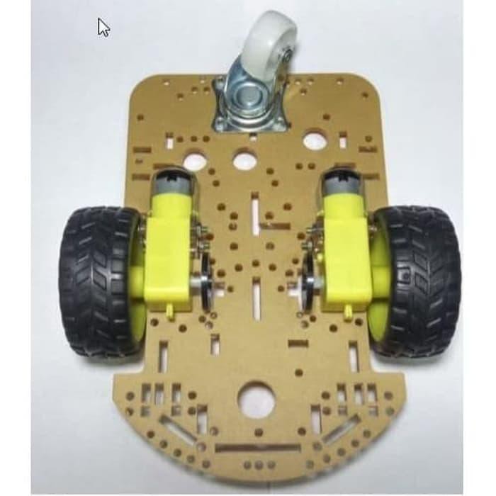 Jual NEW NEW SMART CAR CHASSIS 3 RODA ARDUINO BARU CHASIS MOBIL ROBOT 1 ...