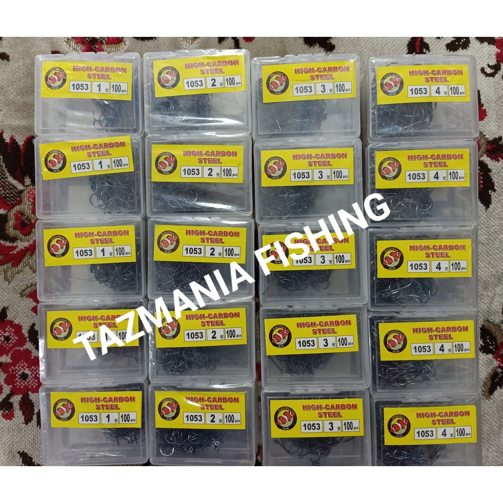 Jual Mata kail pancing high carbon steel 1053 | Shopee Indonesia