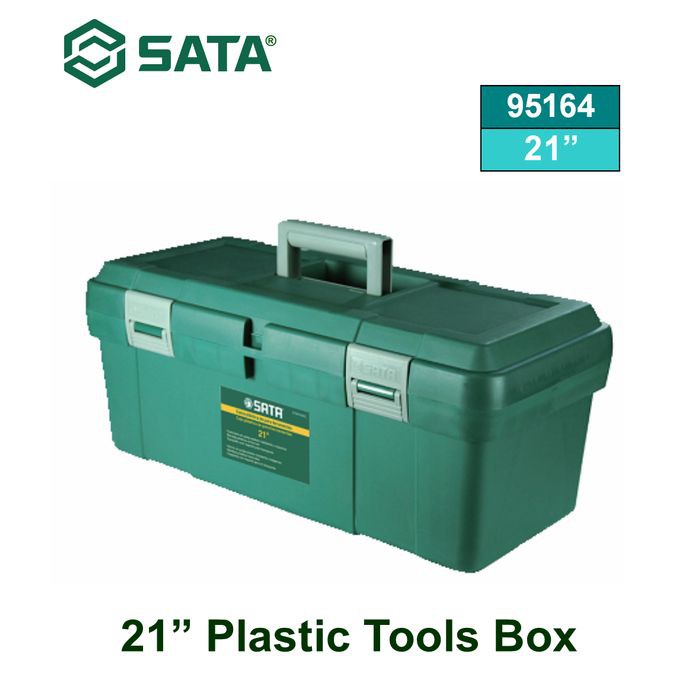 Jual TOOL BOX 95164 21" PLASTIC TOOL BOX SATA | Shopee Indonesia