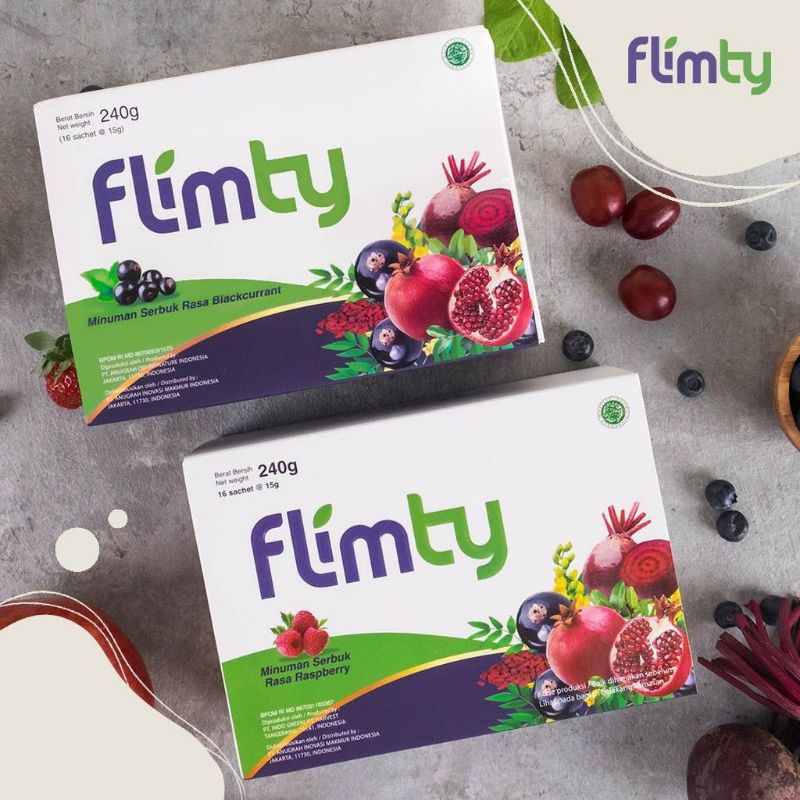Jual Flimty Fiber Antioxidant - Minuman Detox Rasa Raspberry ...