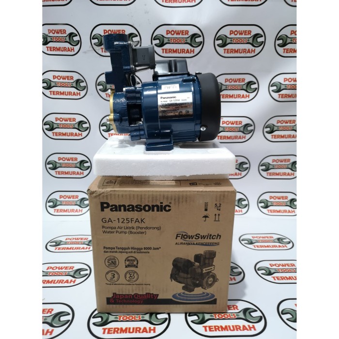 Jual Pompa Air Booster Pump Panasonic GA-125 FAK/ pompa otomatis ...