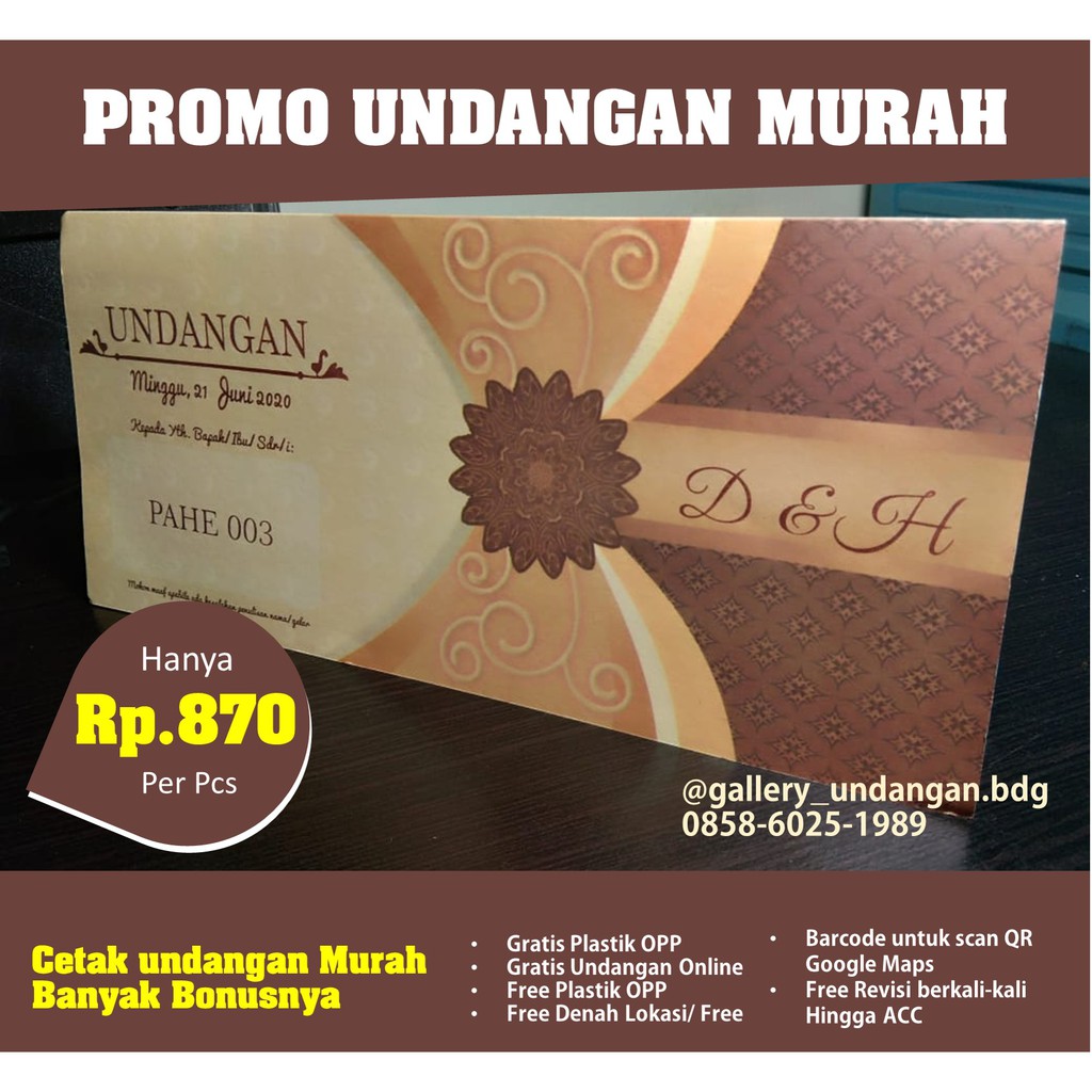 Jual Undangan murah bagus | Shopee Indonesia