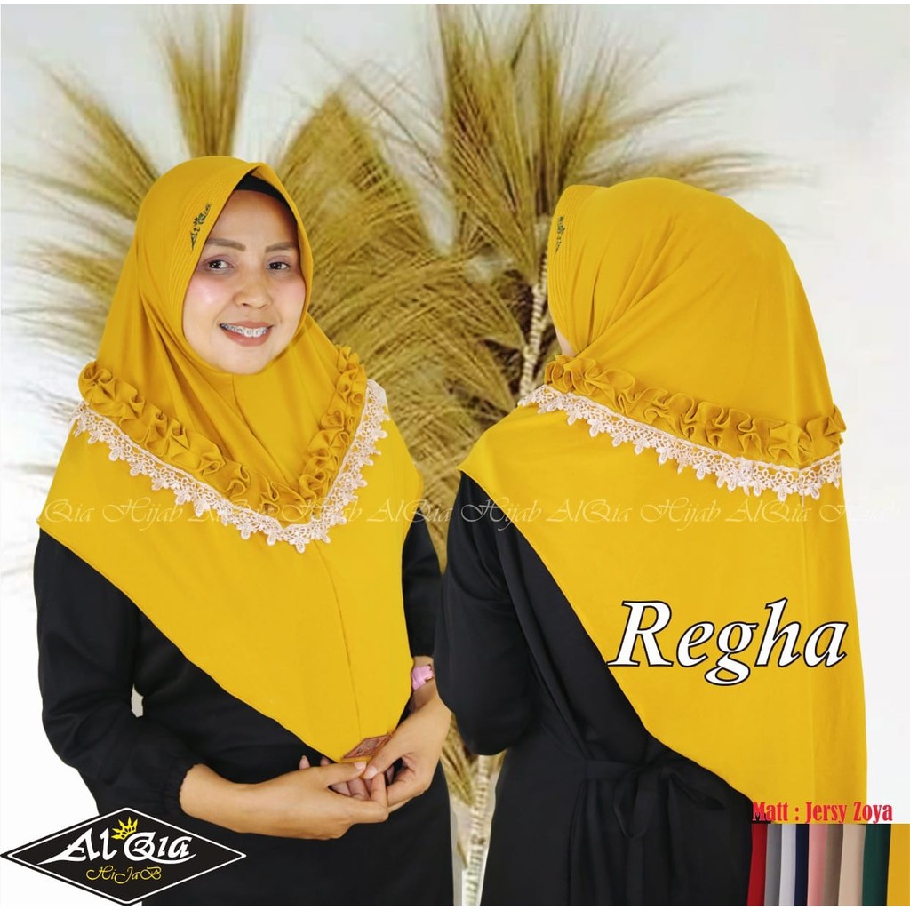 Jual Jilbab / Hijab Instan REGHA ALQIA HIJAB | Shopee Indonesia